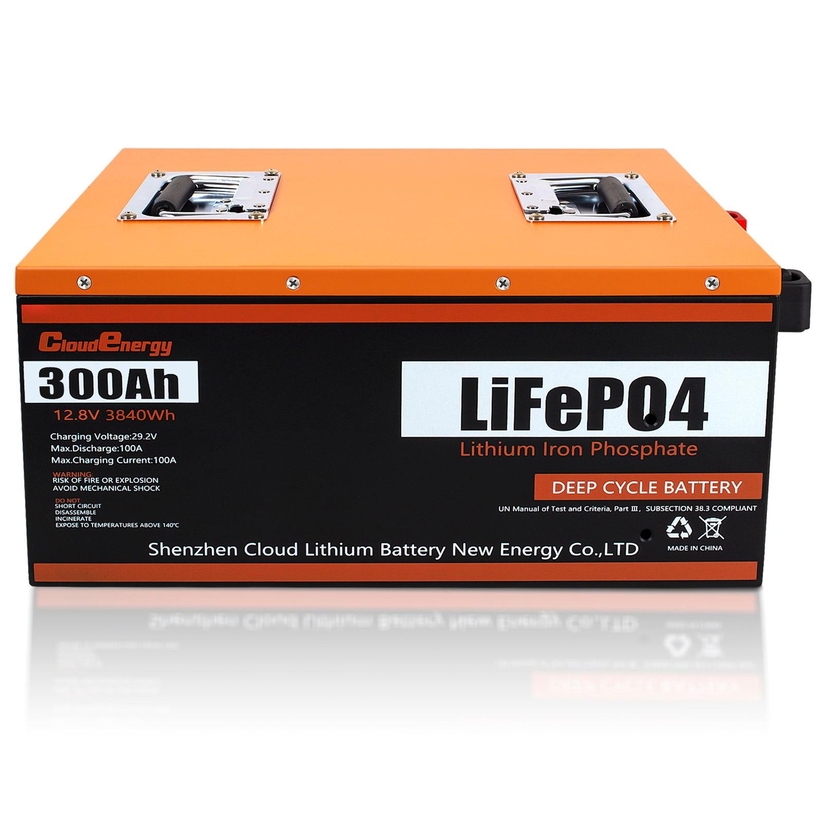 12v 300ah battery Solar Batteries with 6000+ Discharge Cycles+Built in ...